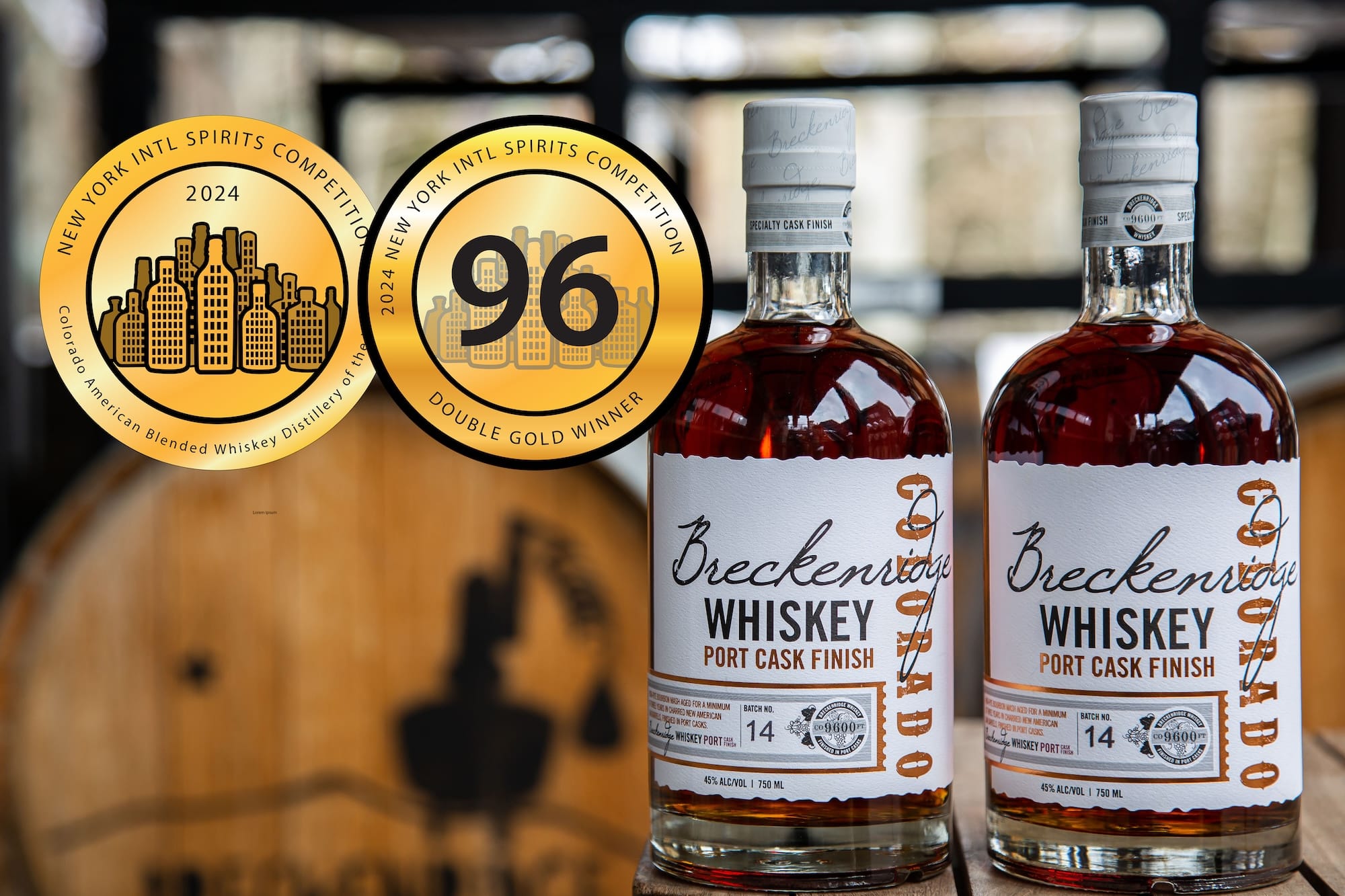 Breckenridge Distillery Wins Double Gold for a Consecutive Year in a ...