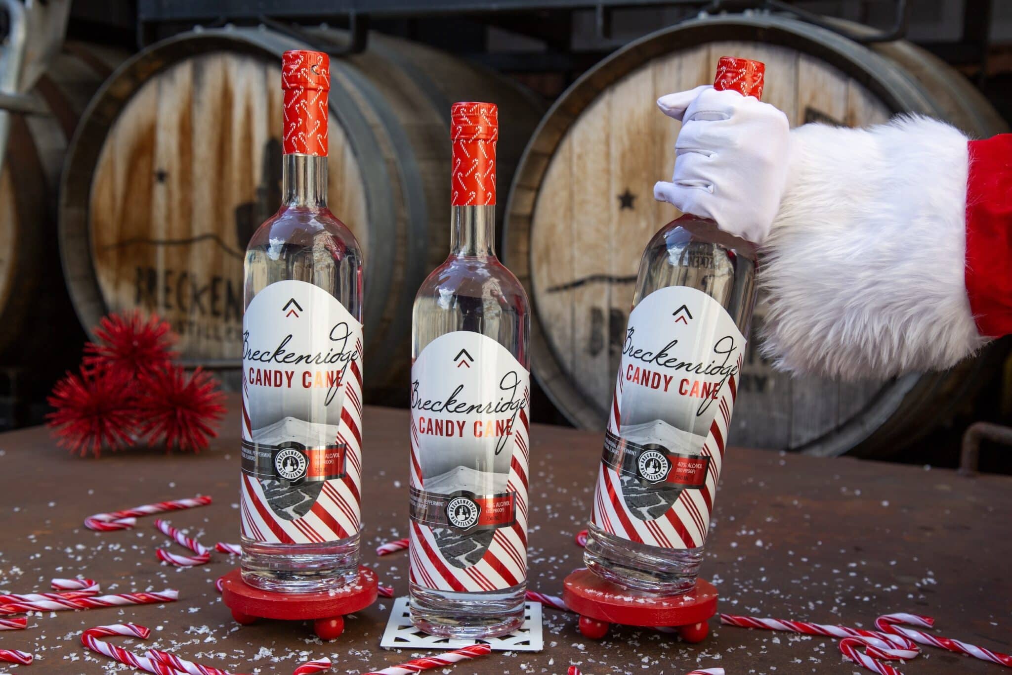 Get Into The Holiday Spirit With 7 Breckenridge Candy Cane Vodka ...